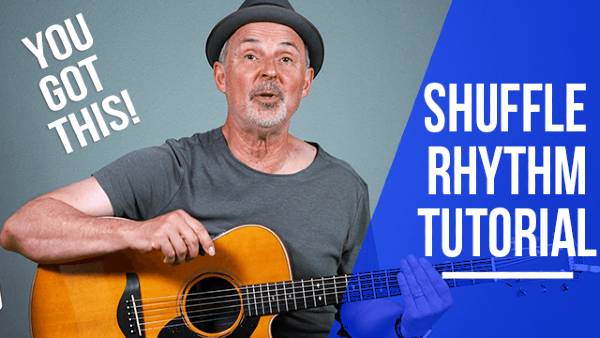 Blues Guitar Lessons: Shuffle Rhythm on Guitar [2/3] - Real Guitar ...