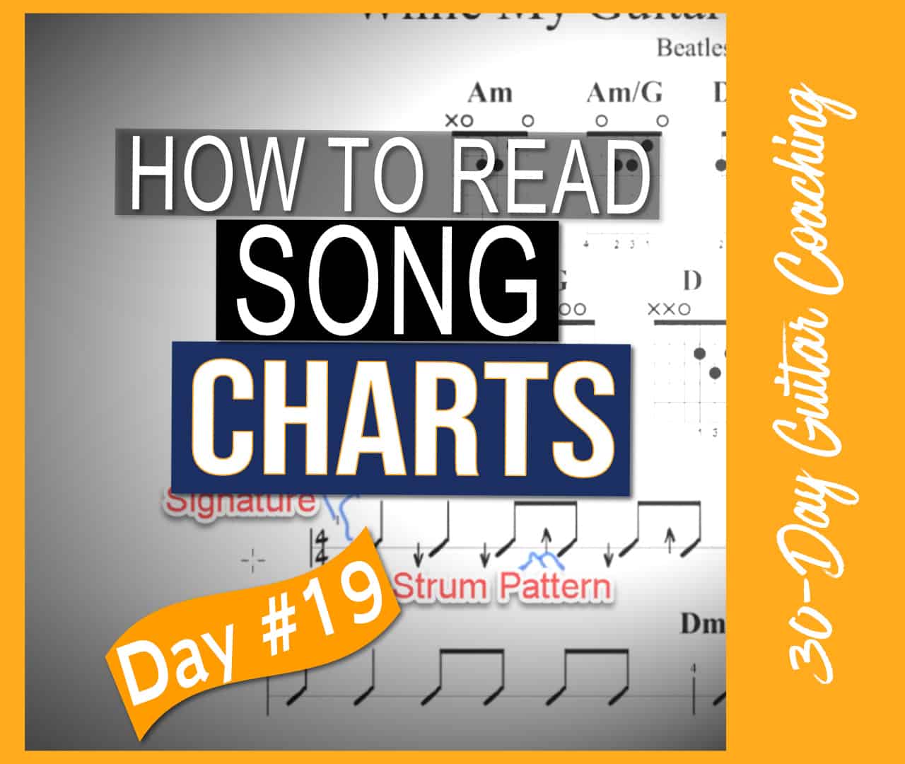 How To Read Guitar Song Charts - Real Guitar Lessons by Tomas Michaud