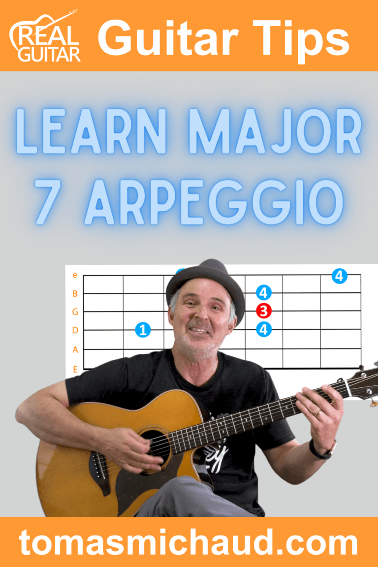 Major 7 Arpeggio | Two forms for the entire fretboard - Real Guitar ...