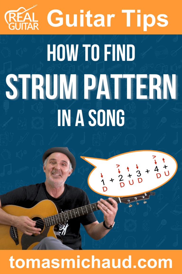 How To Figure Out Strumming Patterns - Real Guitar Lessons by Tomas Michaud