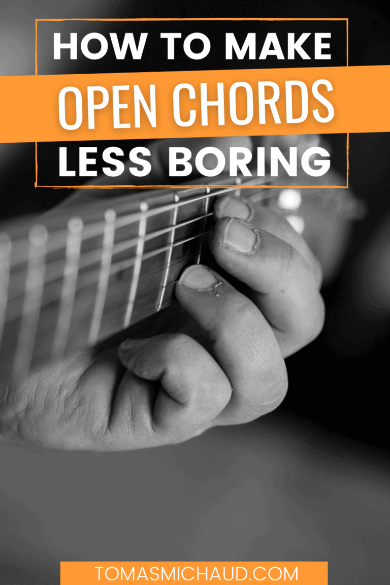 How To Make Open Chords For Guitar Less Boring - Real Guitar Lessons by ...
