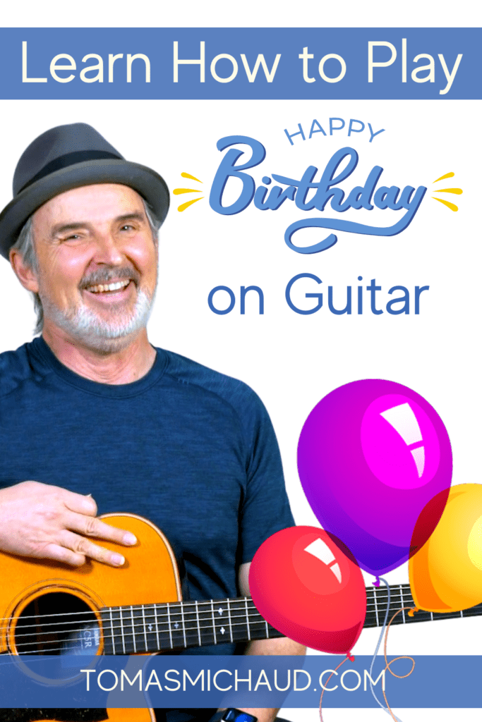 Fingerstyle Happy Birthday (Easy) - Real Guitar Lessons by Tomas Michaud